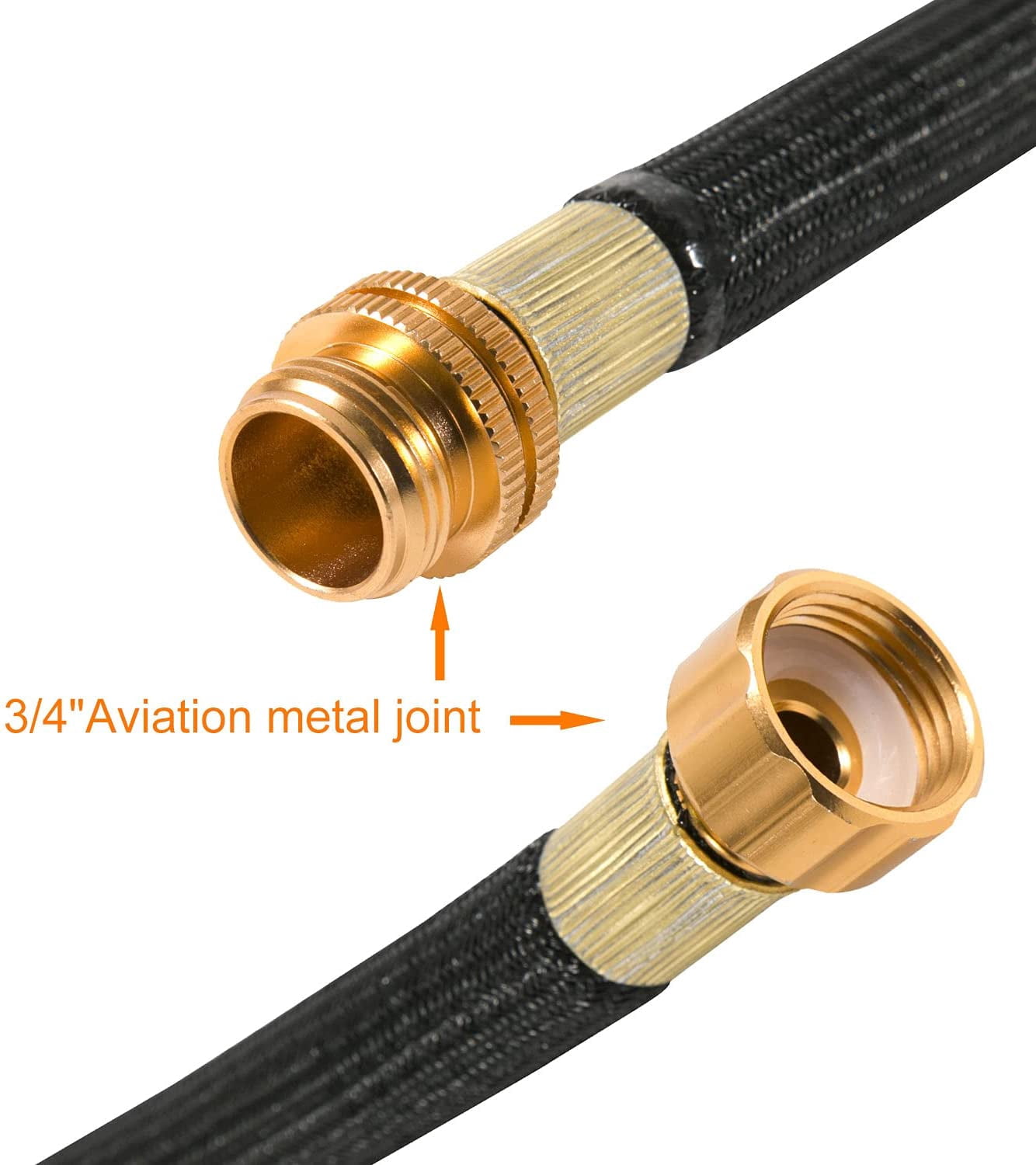 Upgraded Water Hose Extension Adapter, Garden Hose Connector, 3 ft Lead ...
