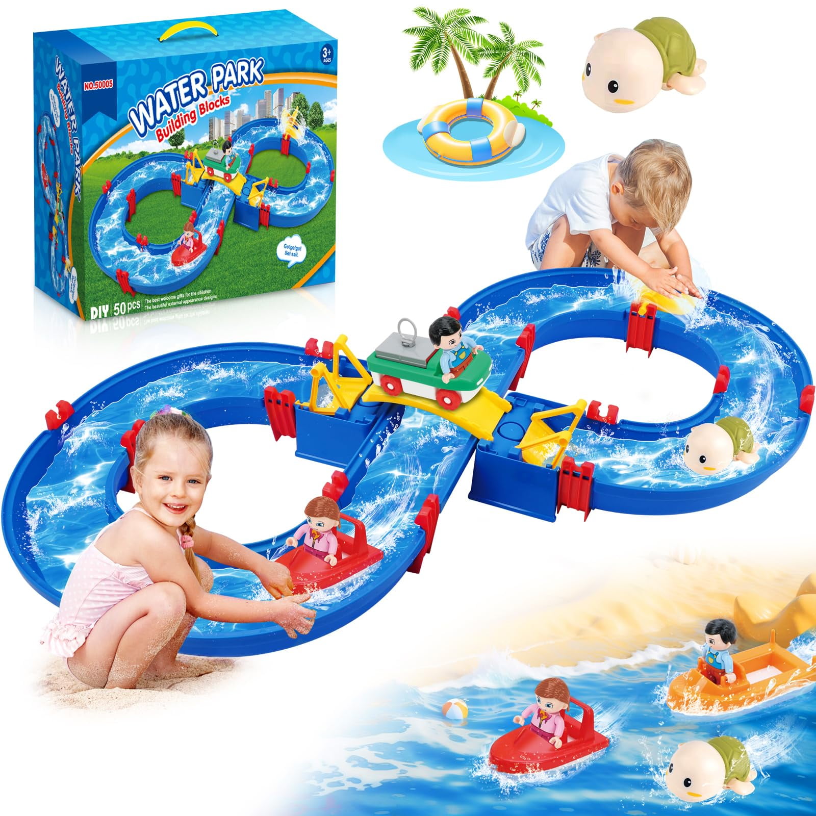 Upgraded Water Table for Toddlers 1-3 & Kids 4-8, Outdoor Water Play ...