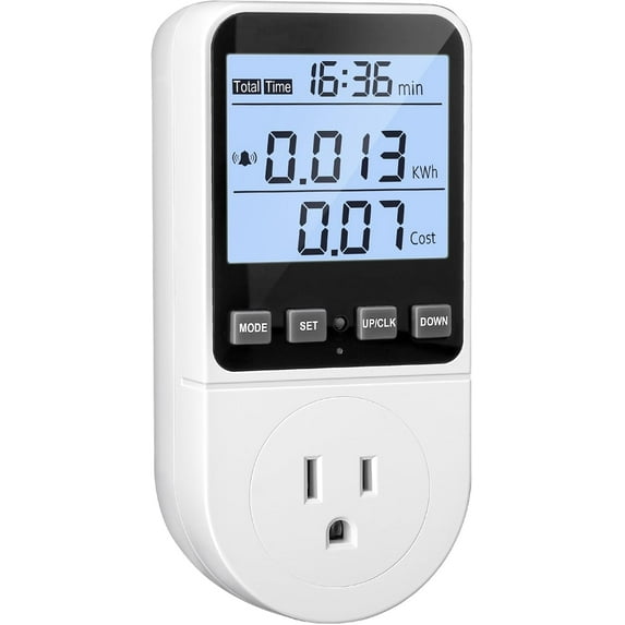 Upgraded Watt Meter, Usa Meter Plug Home Energy Monitor Consumption ...
