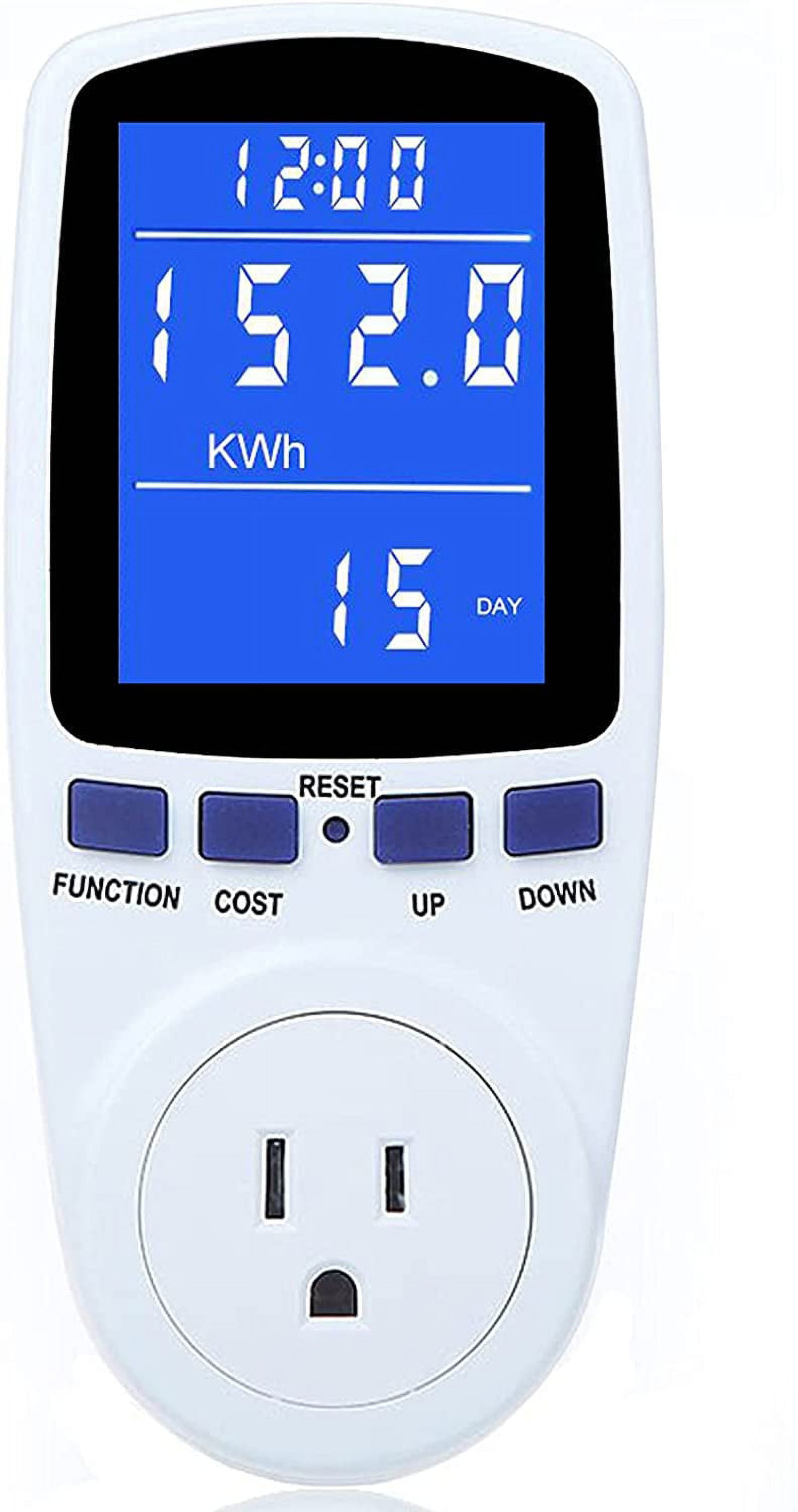 Upgraded Watt Power Meter Plug Home Electrical Usa Monitor Consumption ...