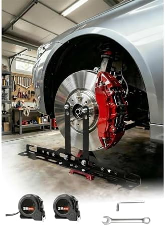 Upgraded Wheel Alignment Tool with 2 Measuring Tapes, Car Alignment ...