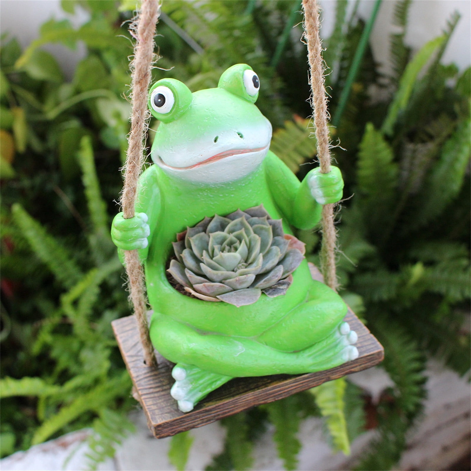 Upgraded Whimsical Frogs Planter Pot For Indoor And Outdoor Garden ...