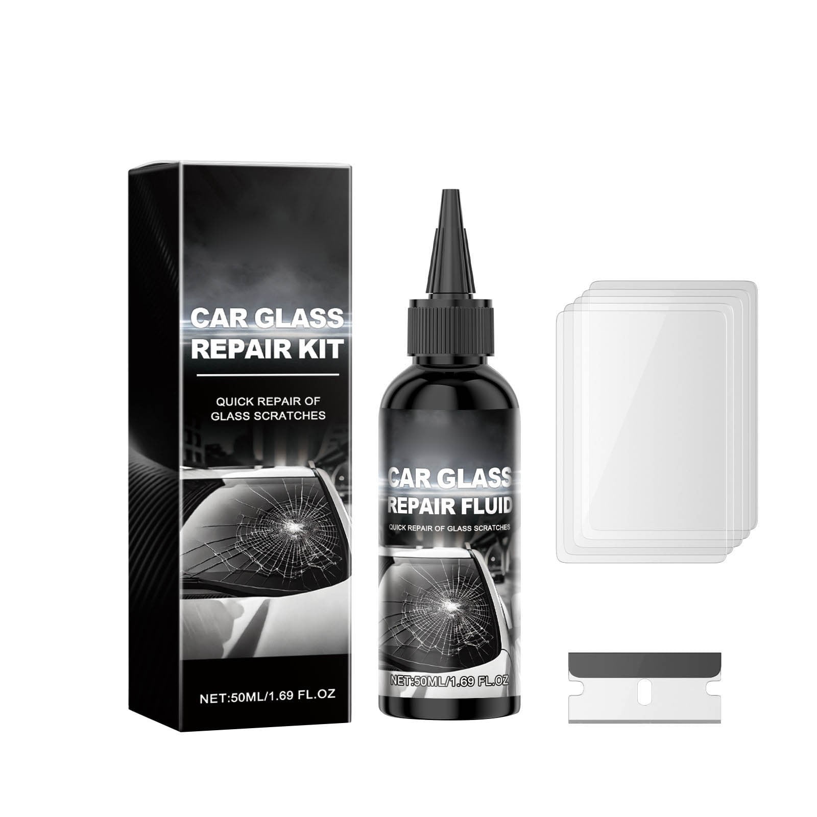 Upgraded Windshield Repair Kit for Cracks & Chips - 2025 New Glass ...