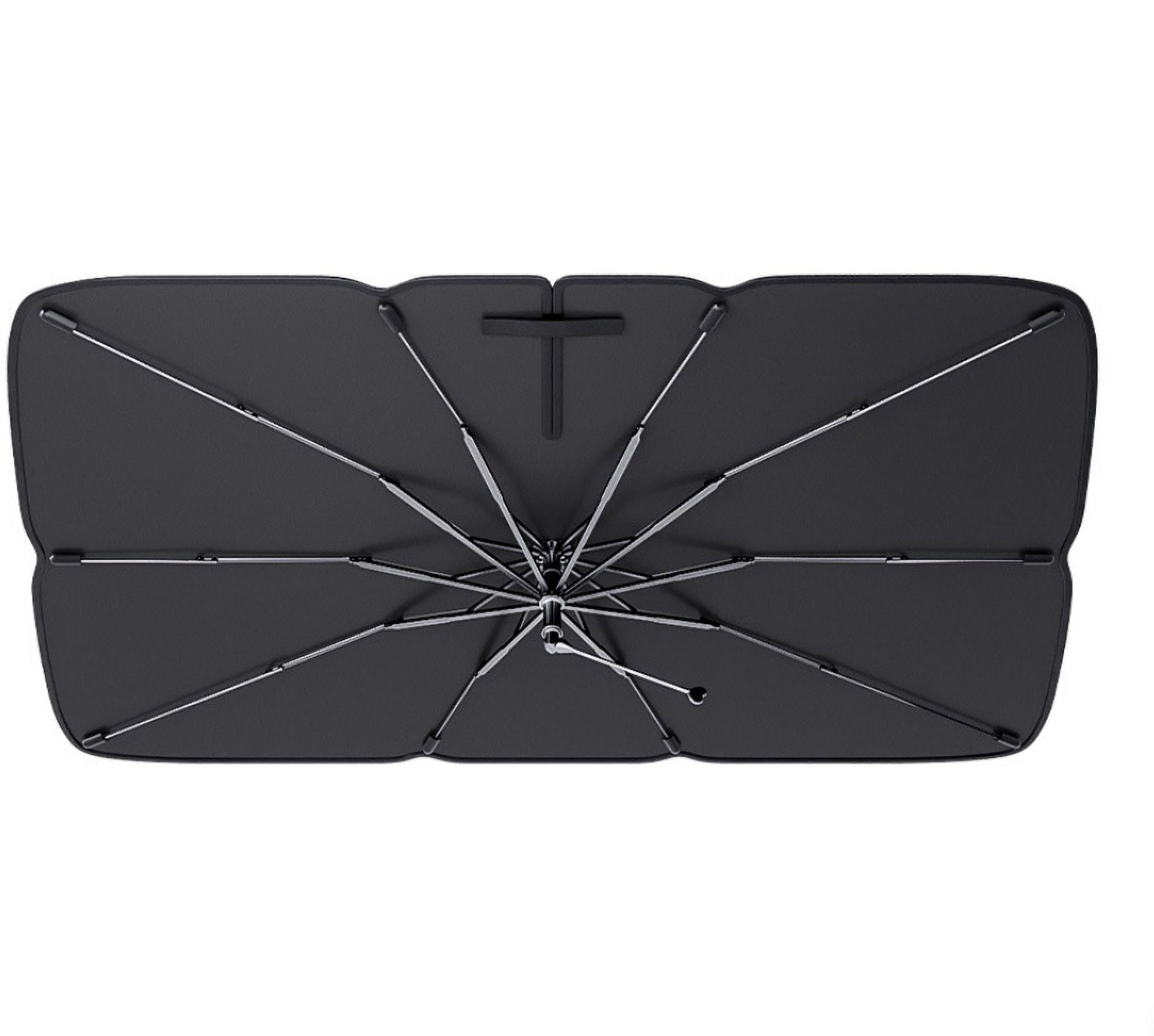 Upgraded Windshield Sun Shade, Car Sunshade with 360° Rotating Shaft ...