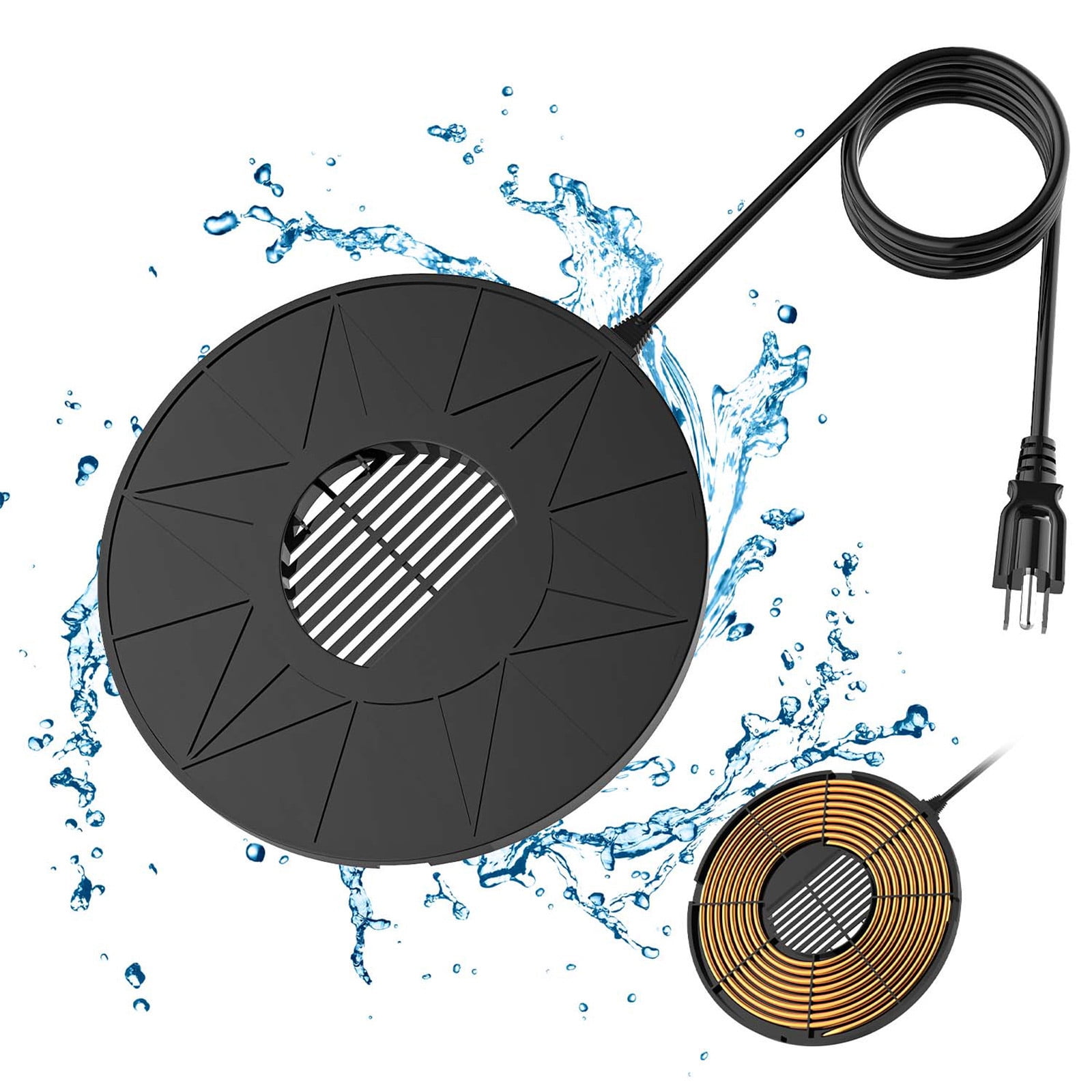 Upgraded Winter Bath Ice Melter Stock Tank Heaters Submersible Water ...