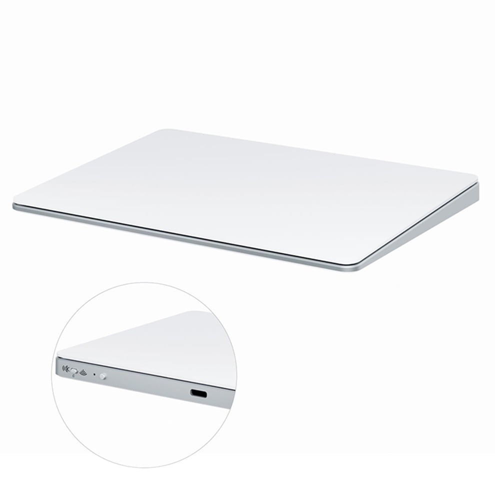 Upgraded Wireless Bluetooth Trackpad, Smooth Glass Surface, Multi-Touch ...