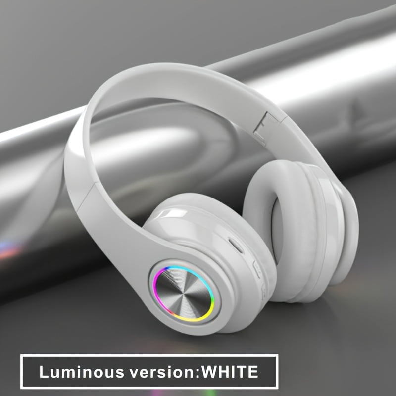 Upgraded Wireless Headphones with Bass, Lightweight Foldable Design ...
