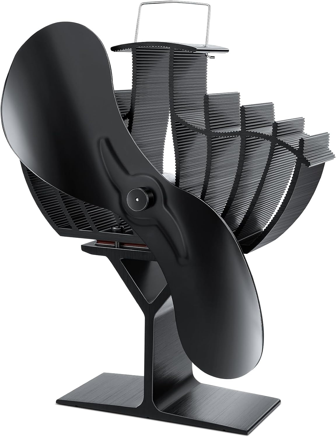 Upgraded Wood Stove Fan High Airflow, Large-Sized Heat Powered Stove ...