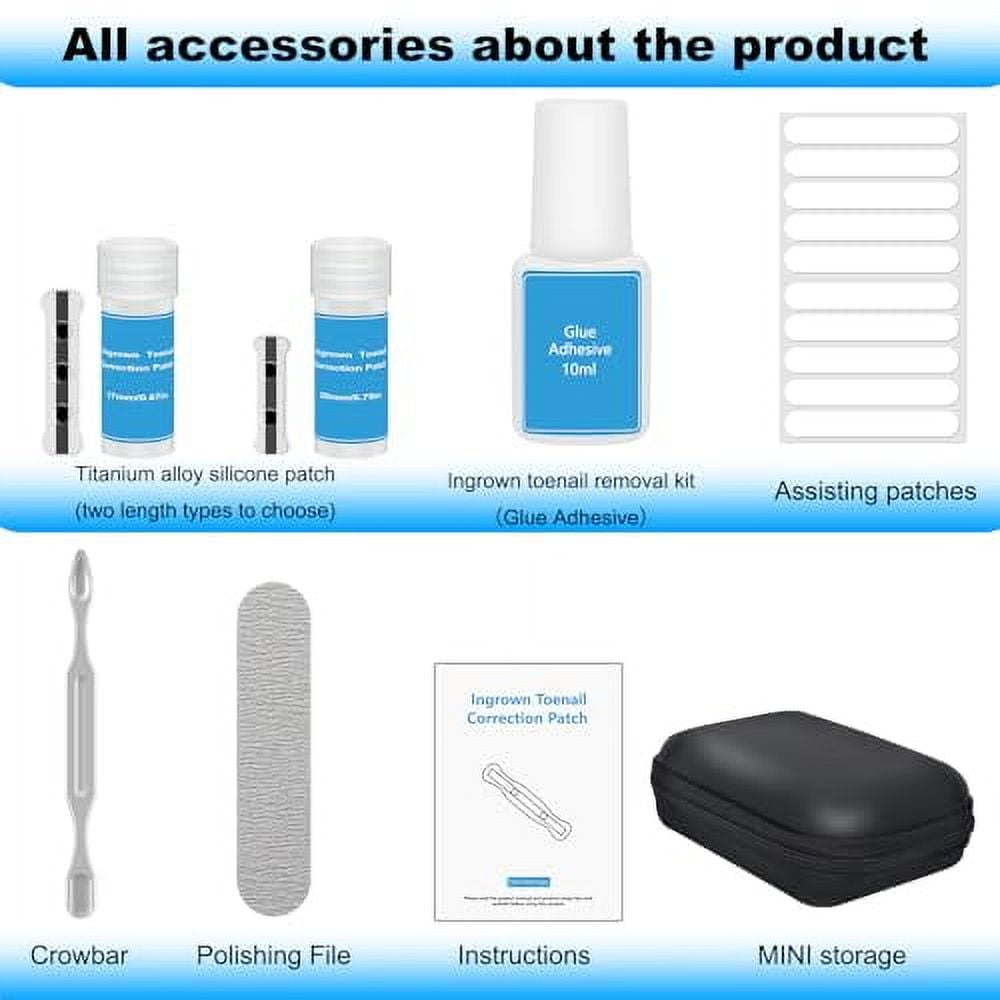 Upgraded ingrown toenail treatment, nail kit, Ingrown Toenail Treatment ...