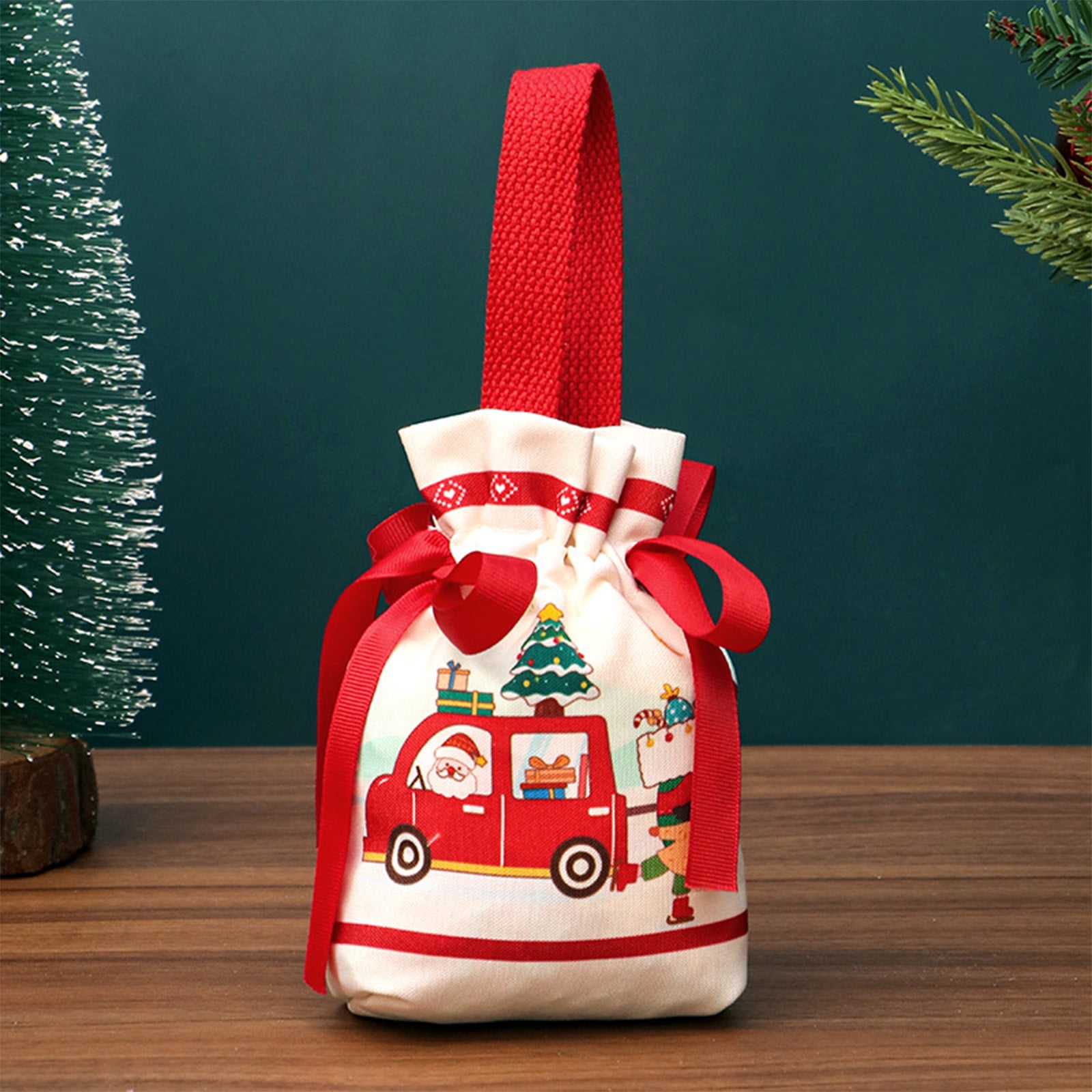 Upgraded Christmas Gift Bag Christmas Eve Apples Bag Children's Candy ...