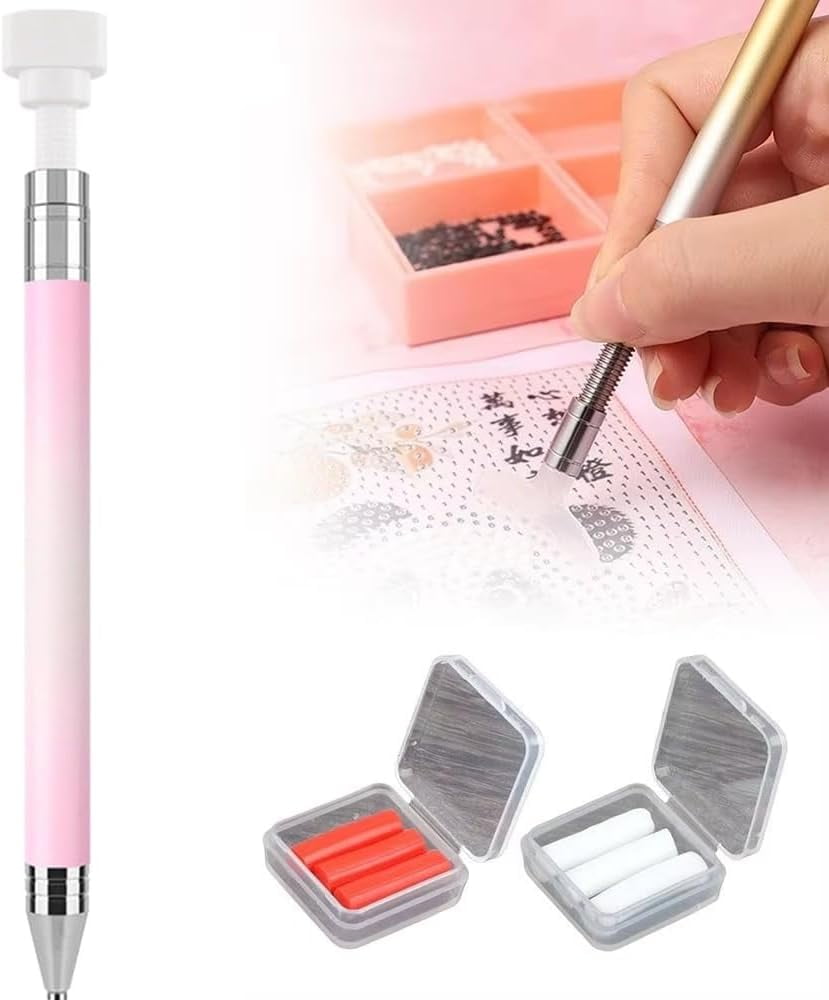 Upgraded version of the self-refilling crayon, diamond art pen ...