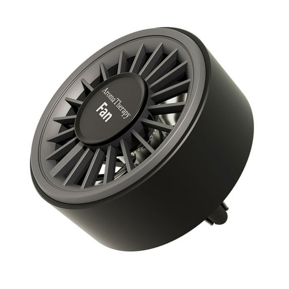 Upgrades 7 Color Car Air Freshener Fan with Quiet Mode & 360 Degree ...