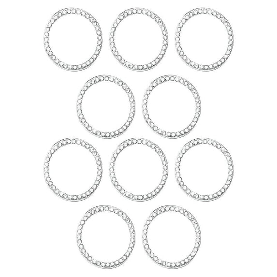 Upgrades Car Accessory Rhinestones Starter Button Frame Adhesive Strong ...