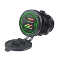 Upgrades Double USB Car Charges Quick Charges Adapter Fast Charging ABS ...