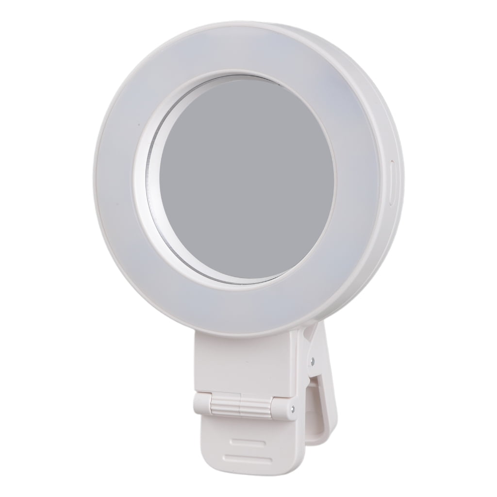 Upgrades LED Rings Light with Adjustable Brightness Portable LED Selfie ...