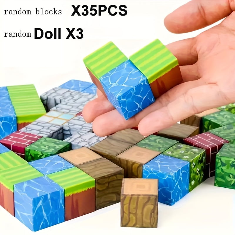 Upgrades Magnetic Building World Blocks Toy Build World Set for Boys ...