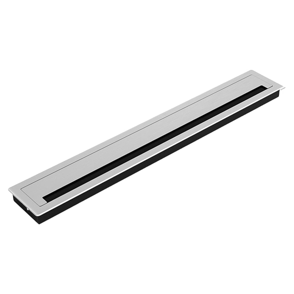 Rectangle Metal Desk Cable Management Grommet Brushed Finish for Homes ...