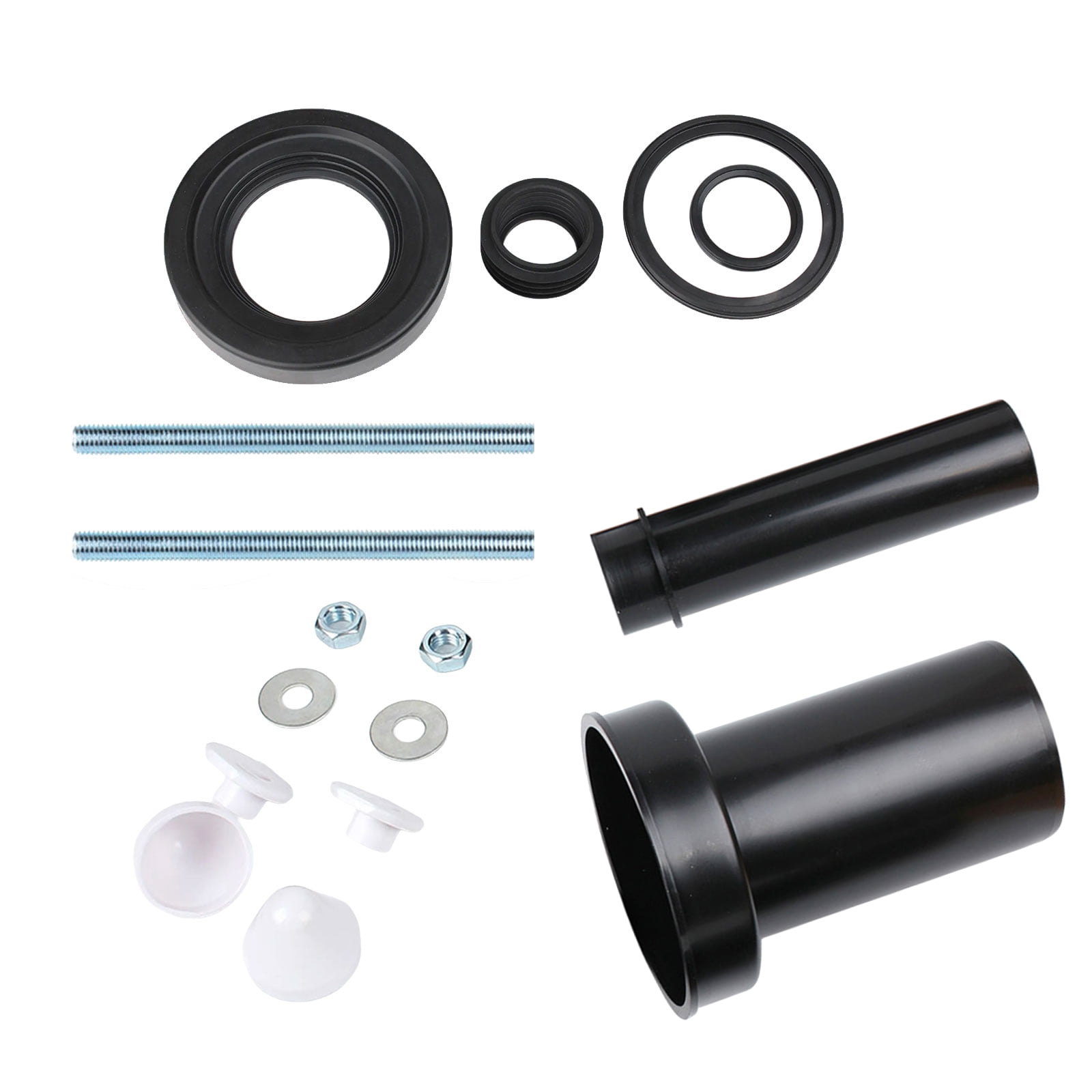 Upgrades Rubber Seal Rings Toilet Pipe Connector Leak Proof Toilet ...