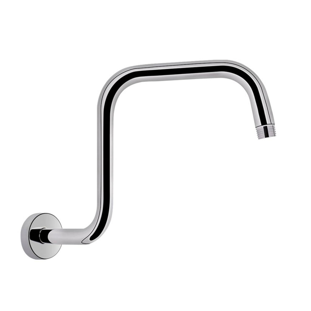 Upgrades Shower Head Extension Arm 13inch Gooseneck Risers with Flanges ...