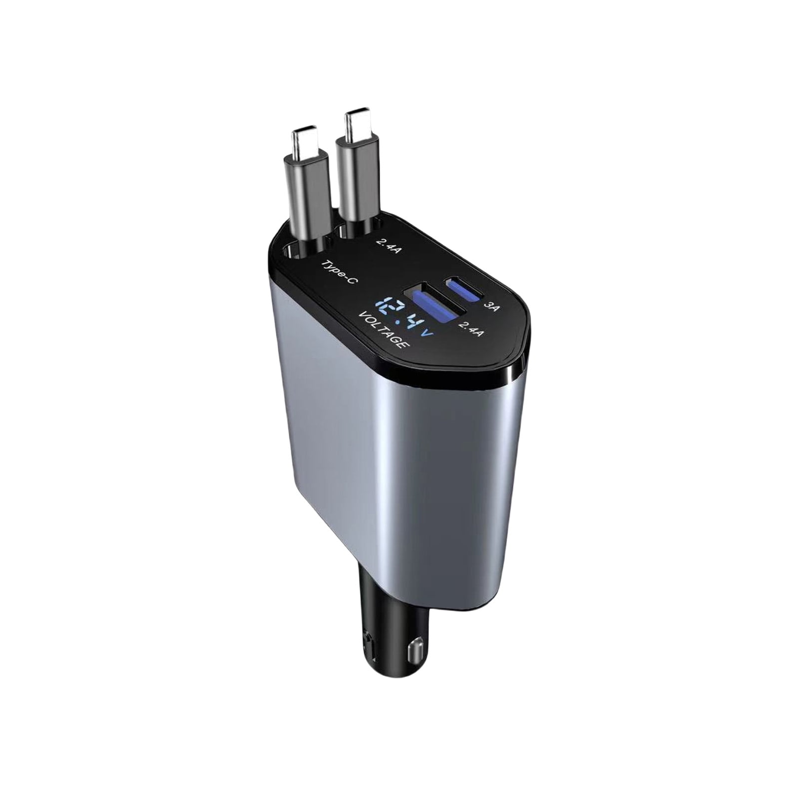 UpgradesAluminum 120W Car Chargers with Double Type C Ports Efficient ...