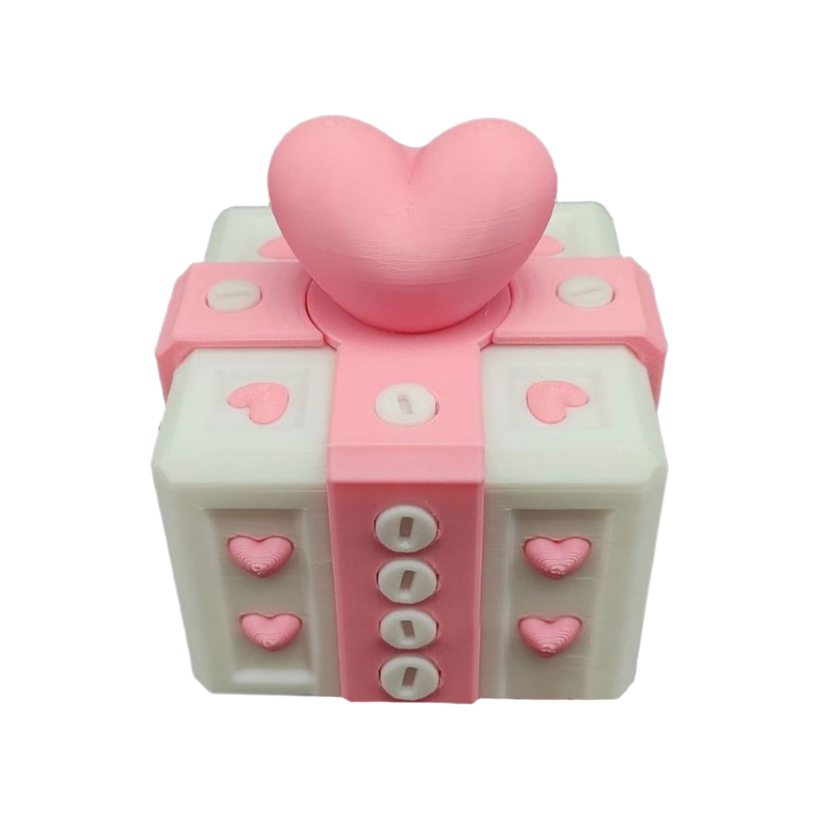 Upgrated 3d Annoying Gift Box,Funny Heart With Screws Gag Surprise Box ...
