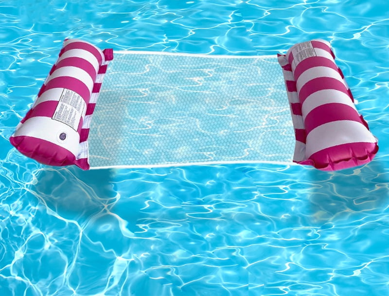 Upgrated XL Water Pool Floats, 4-in-1 (Hammock, Saddle, Lounge Chair ...