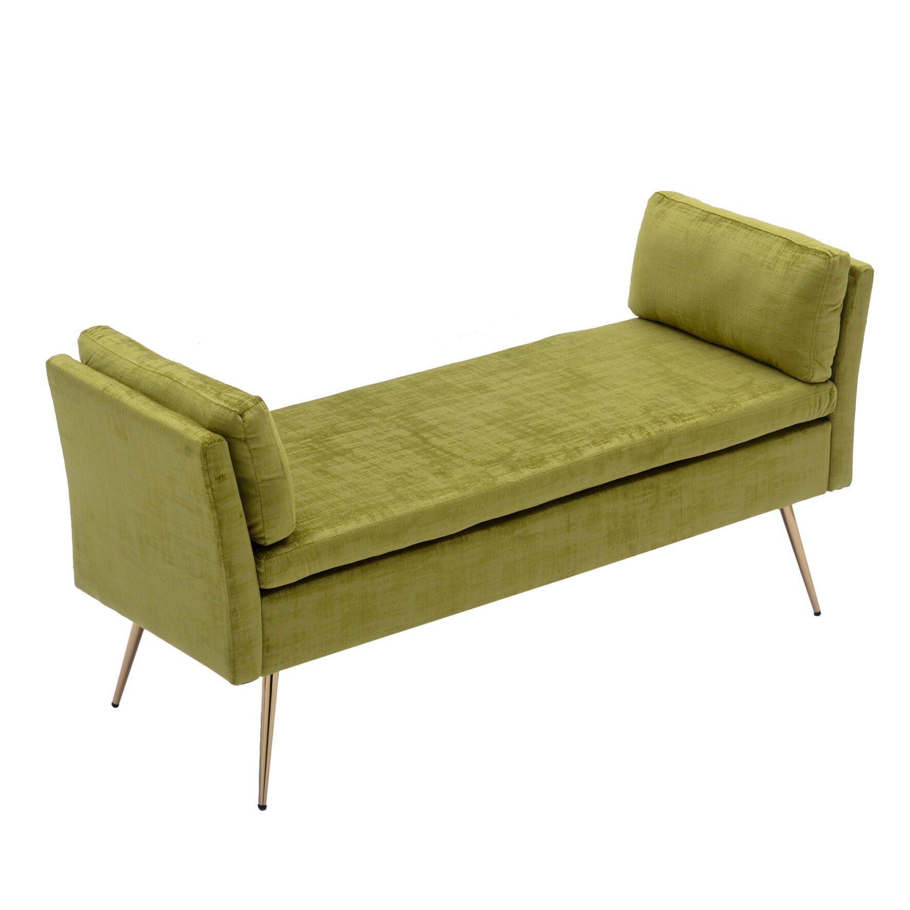 Upholstered Entryway Bench, End of Bed Bench for Bedroom with Arms, Bed ...