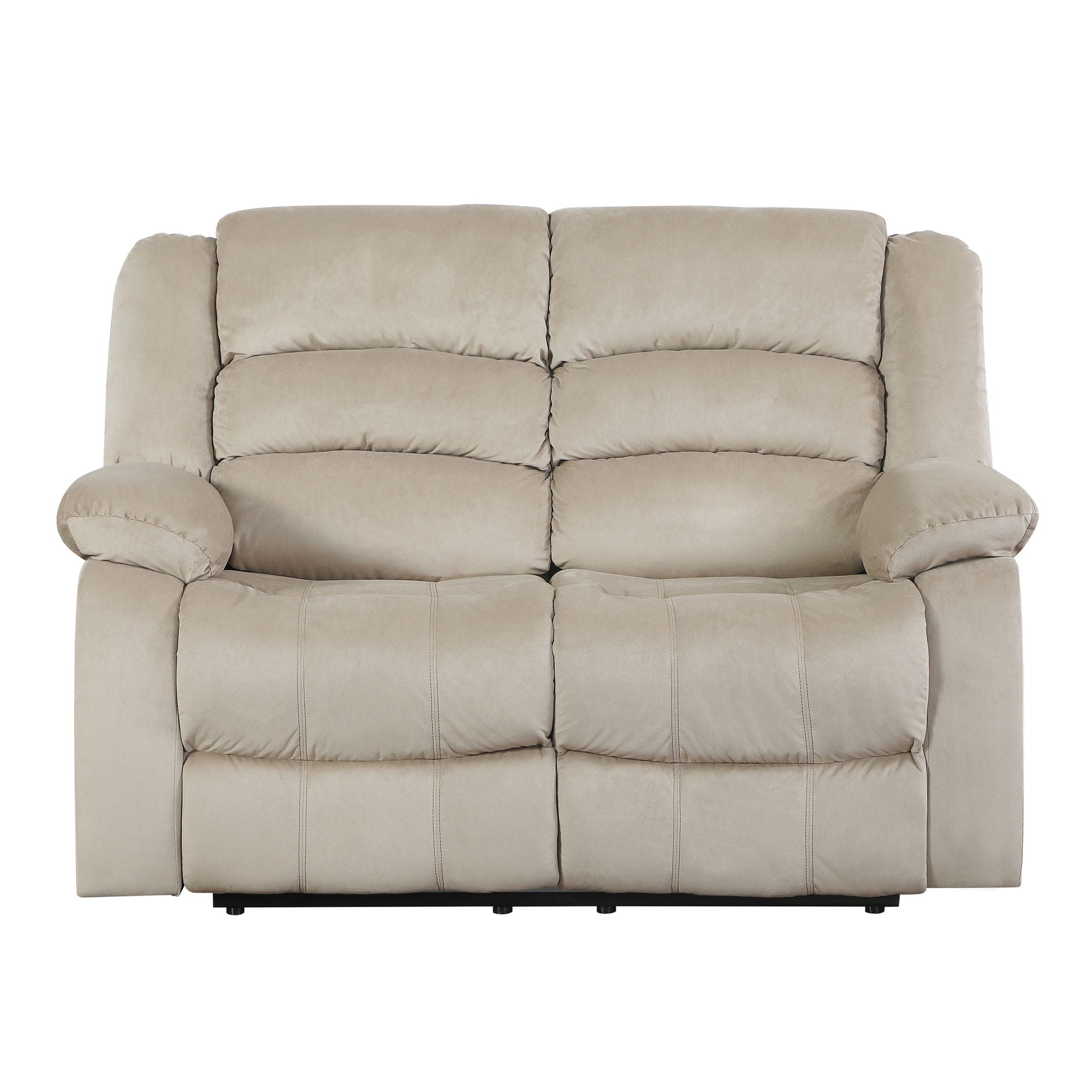 Upholstered Fabric Loveseat | Good for Chatting with Lumbar Comfort ...
