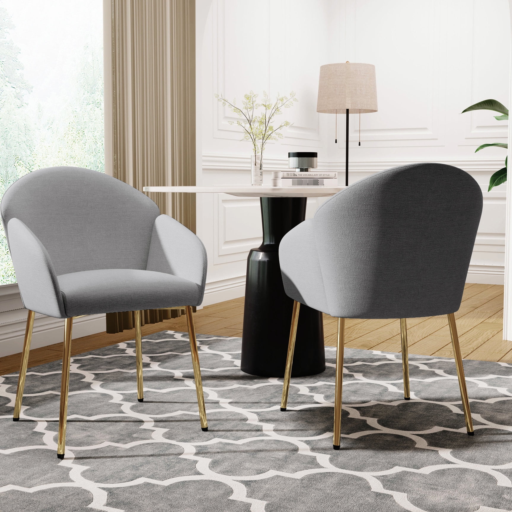 Upholstered Grey Stools - Blend of Style and Durability - Interior ...