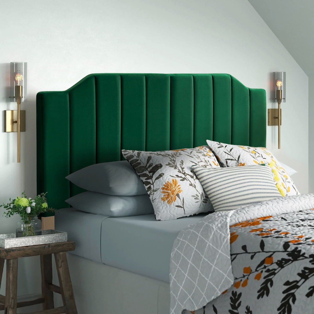 Upholstered Headboard, Adjustable Height Queen Headboard, Soft Padded ...