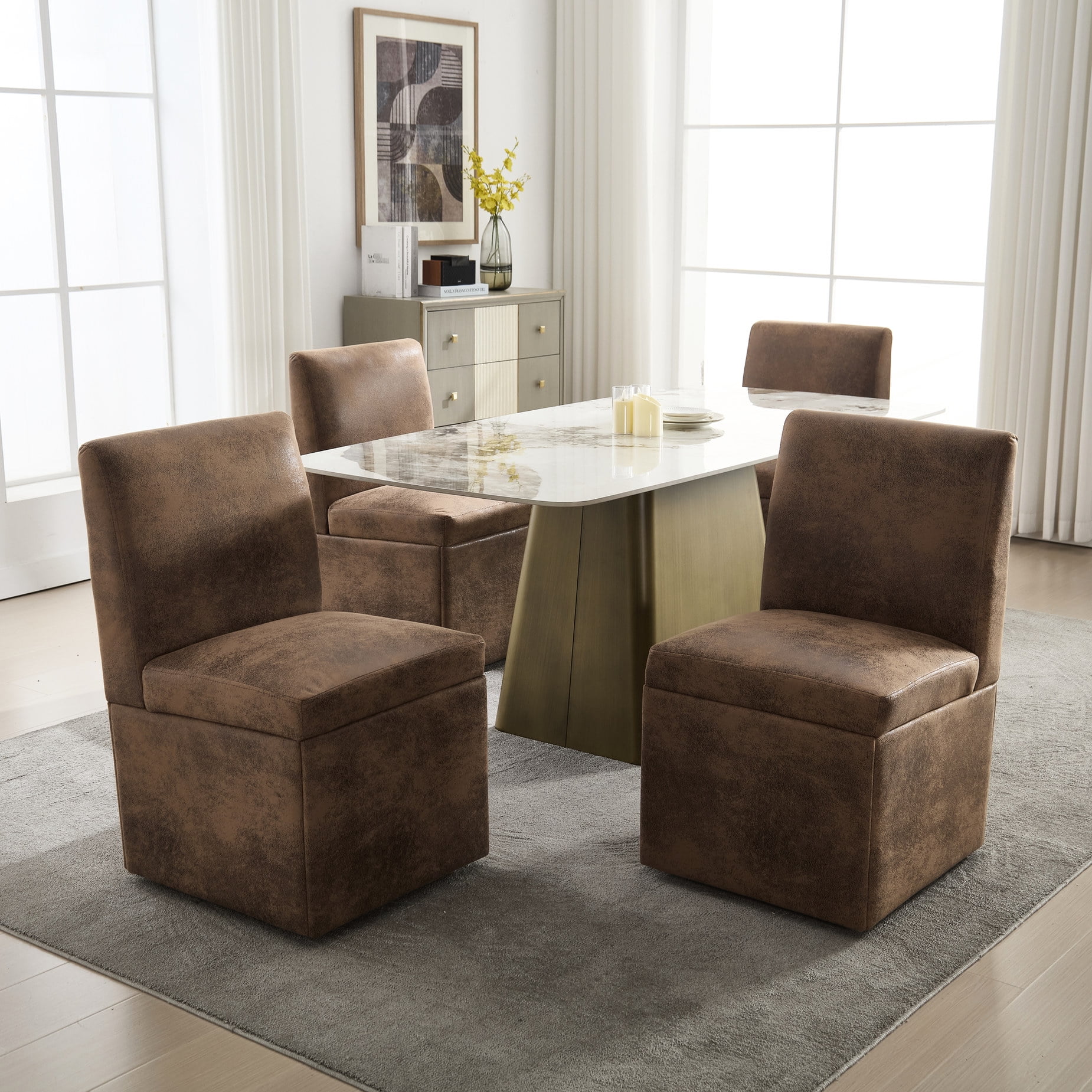 Upholstered Swivel Dining Seats | Suitable for Different Scenarios ...