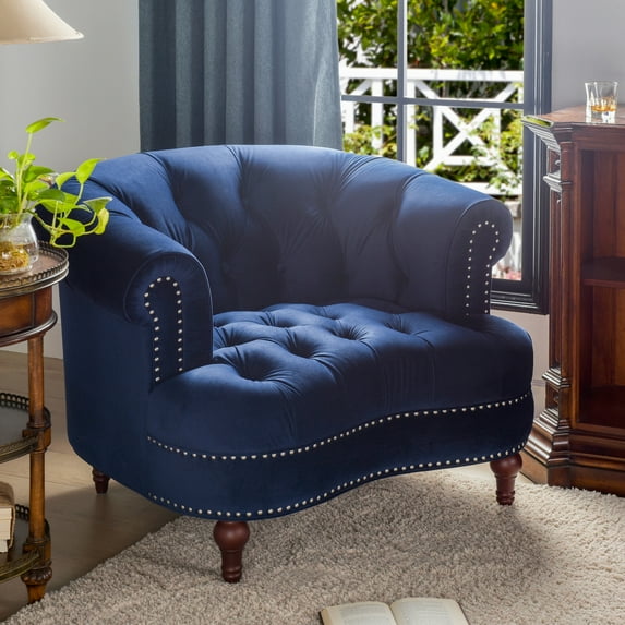 Upholstered Tufted Chair | In Home Libraries, Reading Quietly | Kiln ...