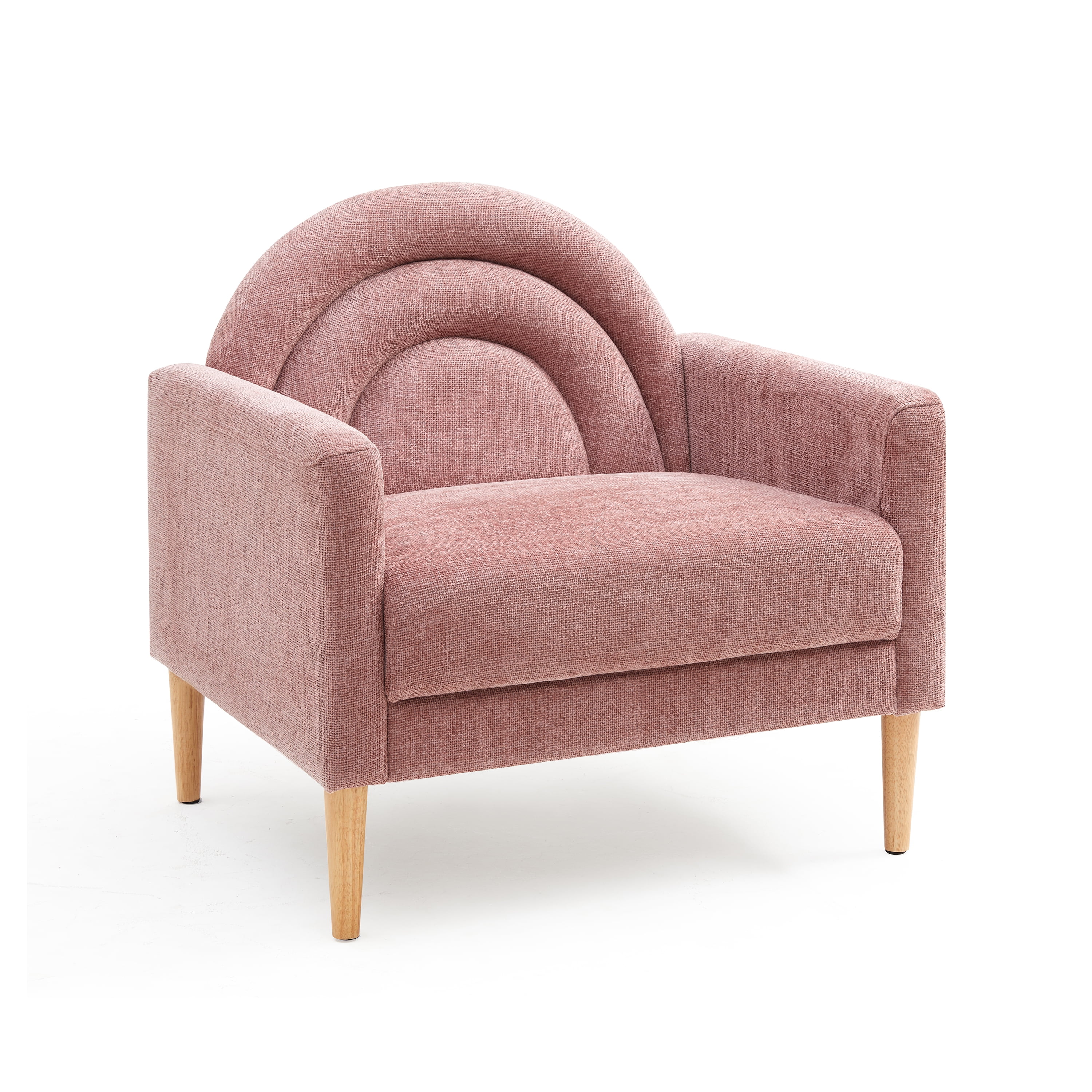 Relax & Rejuvenate Stylish Rainbow Design Linum Linen Loveseat, Pink ...