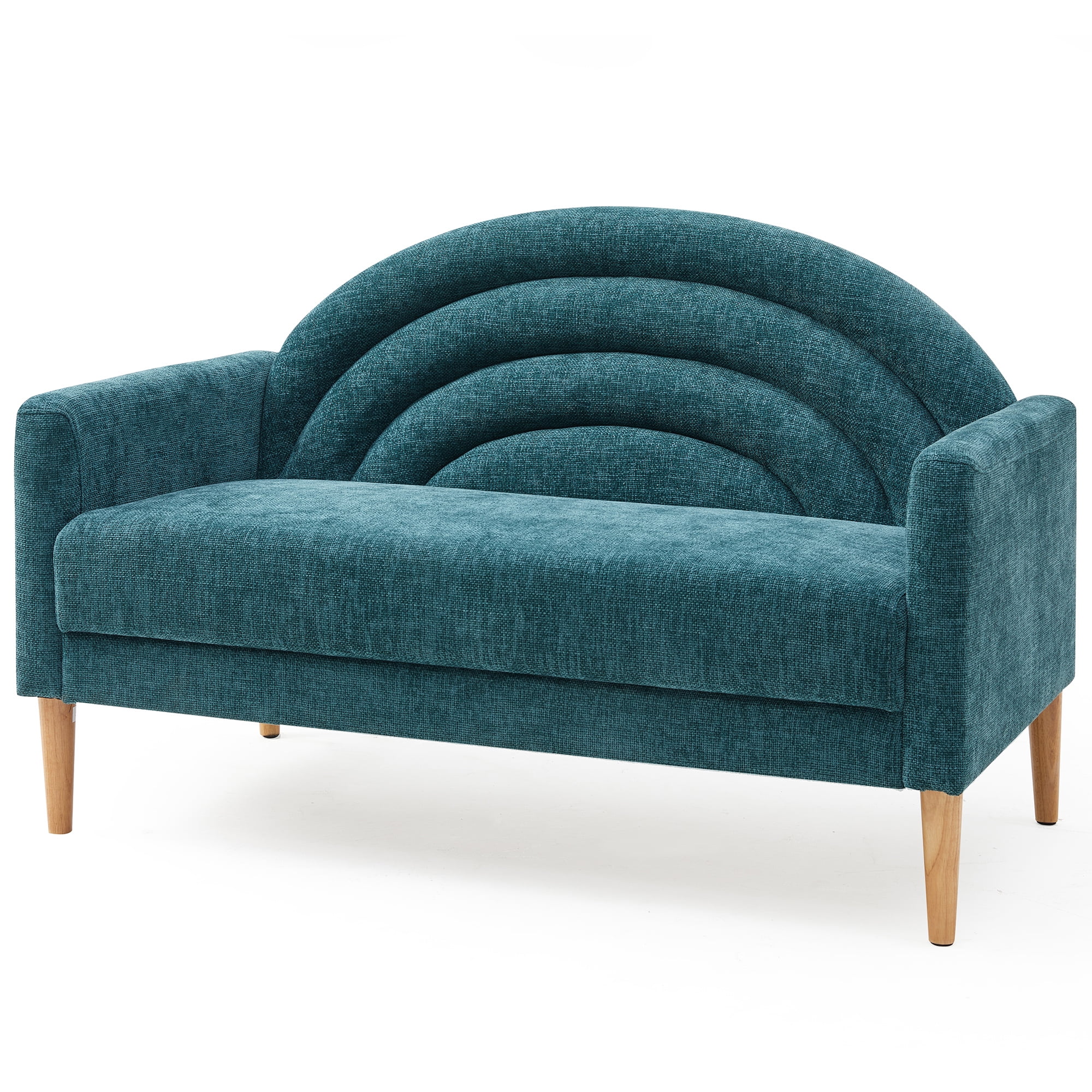 Upholstered Vibrant Rainbow Design, Premium Loveseat, Three-Seater Sofa ...