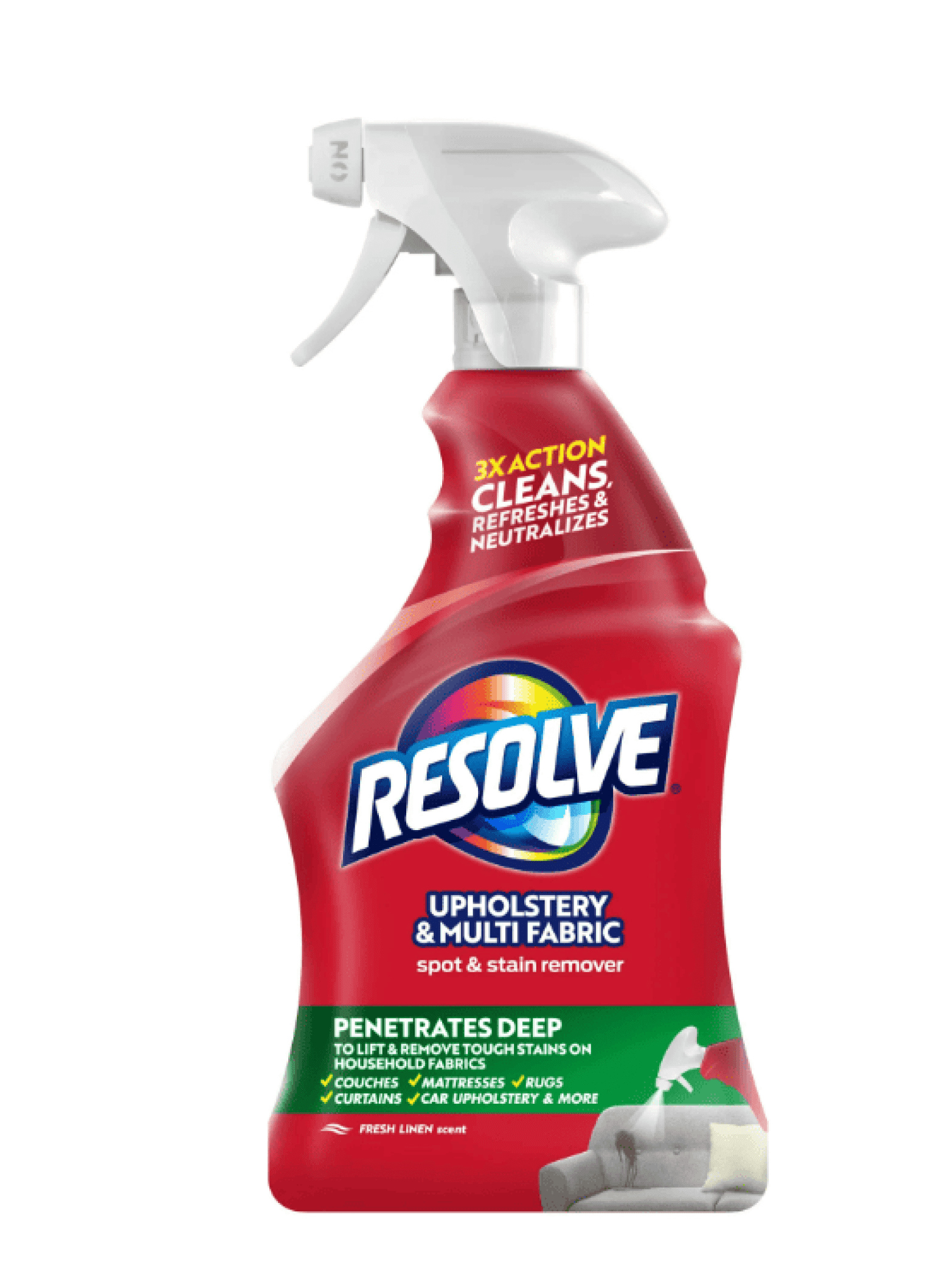 Upholstery Cleaner & Stain Remover, 22oz, Spray, Multi-Fabric Cleaner ...