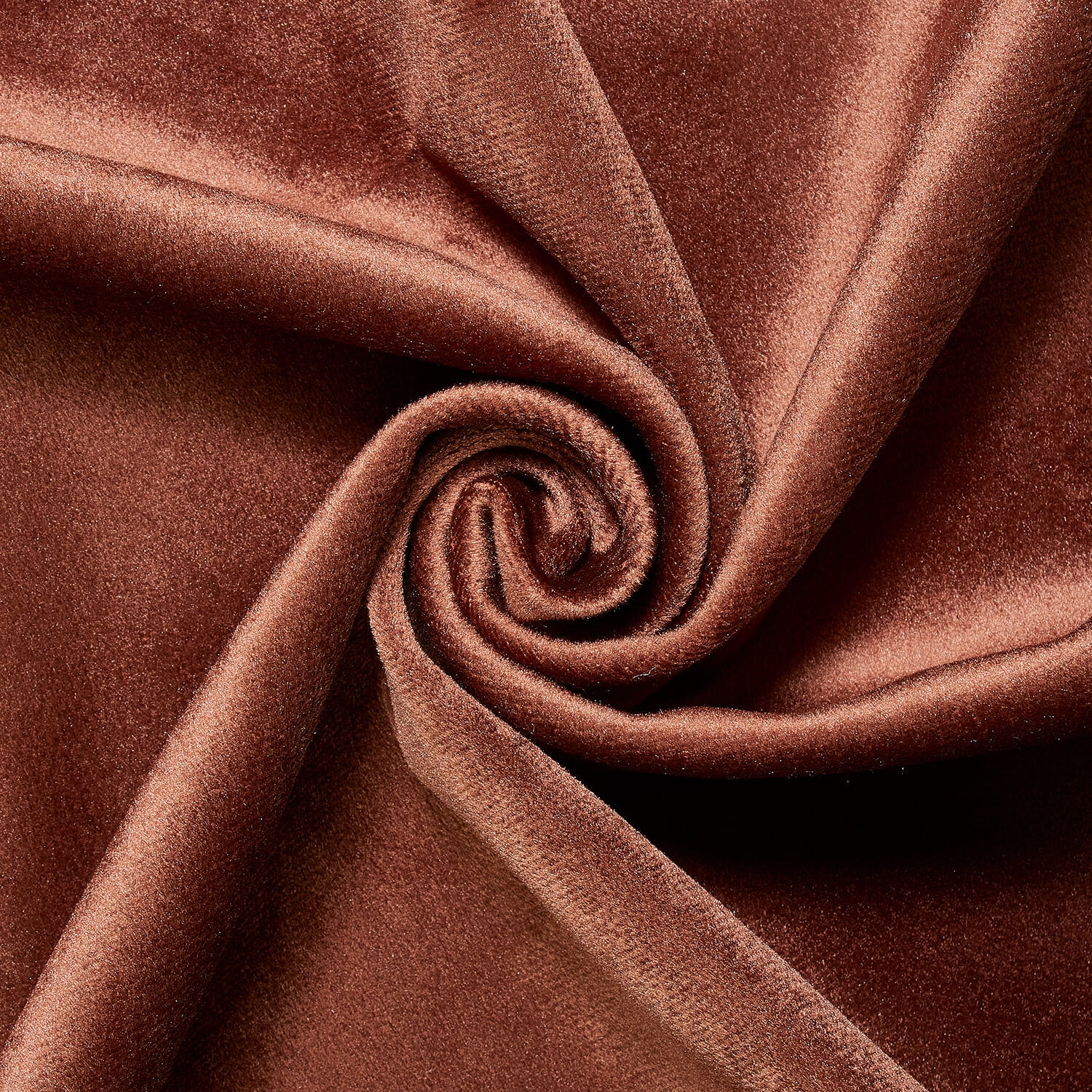 Upholstery Flocking Velvet w/ Terry Backing - Chocolate Polyester 56 ...