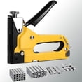 Upholstery Staple Gun Heavy Duty, 4-in-1 Stapler Gun with Staples ...