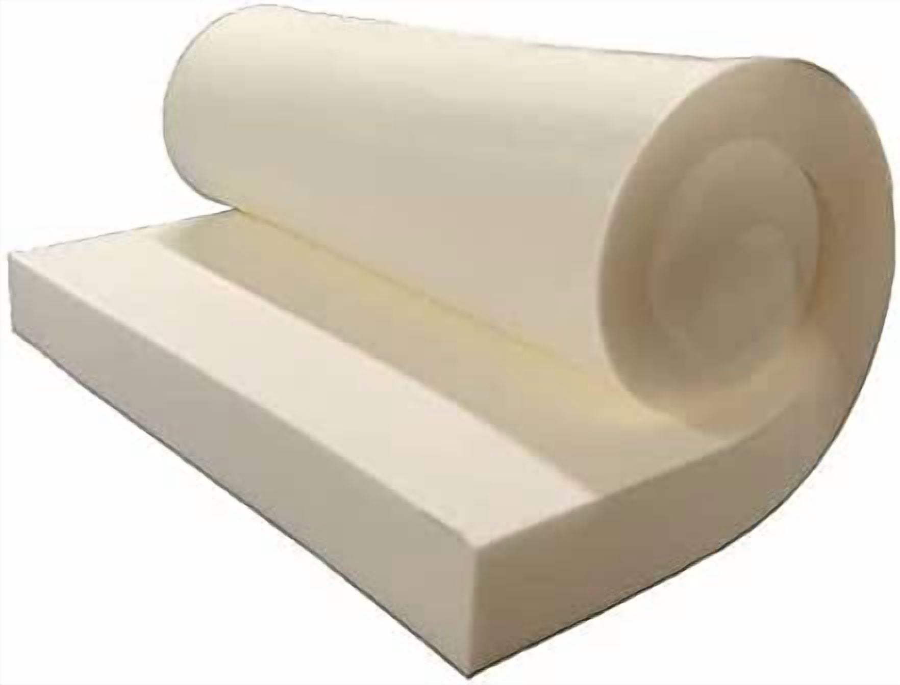 Upholstery Visco Memory Foam Sheet- 2"Hx24"Wx72"L, 3.5 lb Density ...