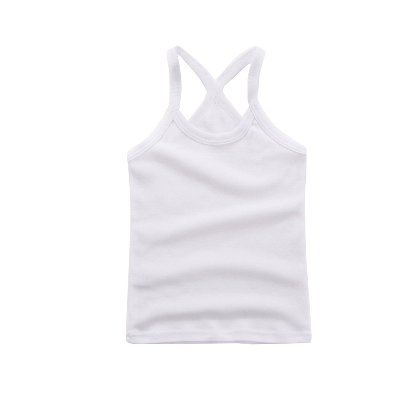 Upioiwer Girls Dance Tank Top for 1-12 Years, Racerback Crop Tank Top ...