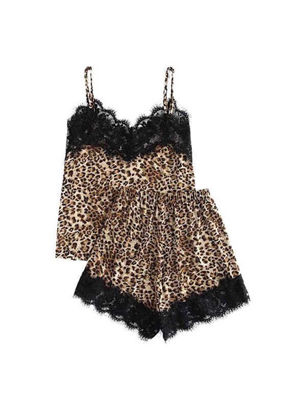 Leopard Print Bra Set