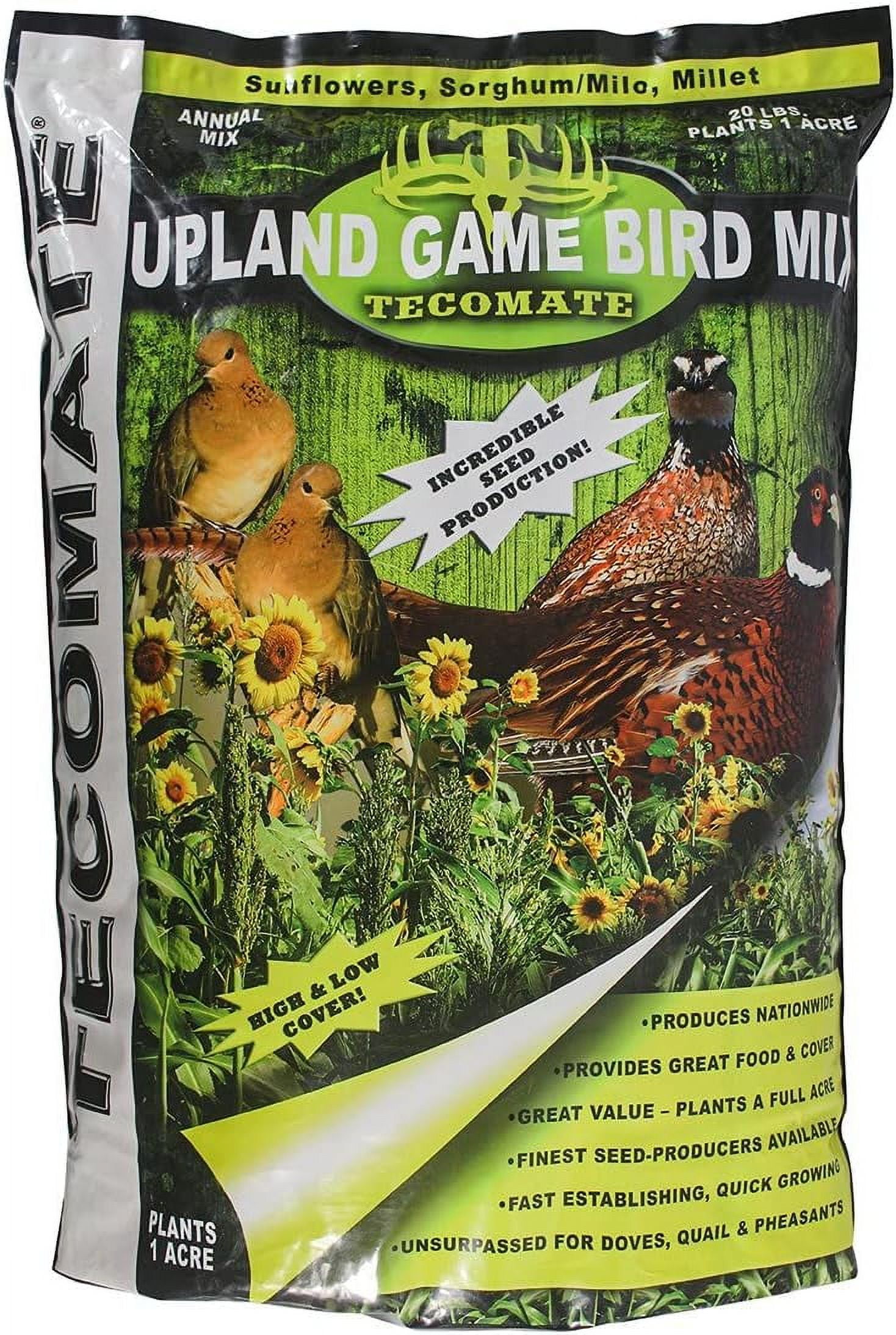 Upland Game Bird Mix (20 Pounds) - Turkey & Game Bird Food Plot Seed. A ...