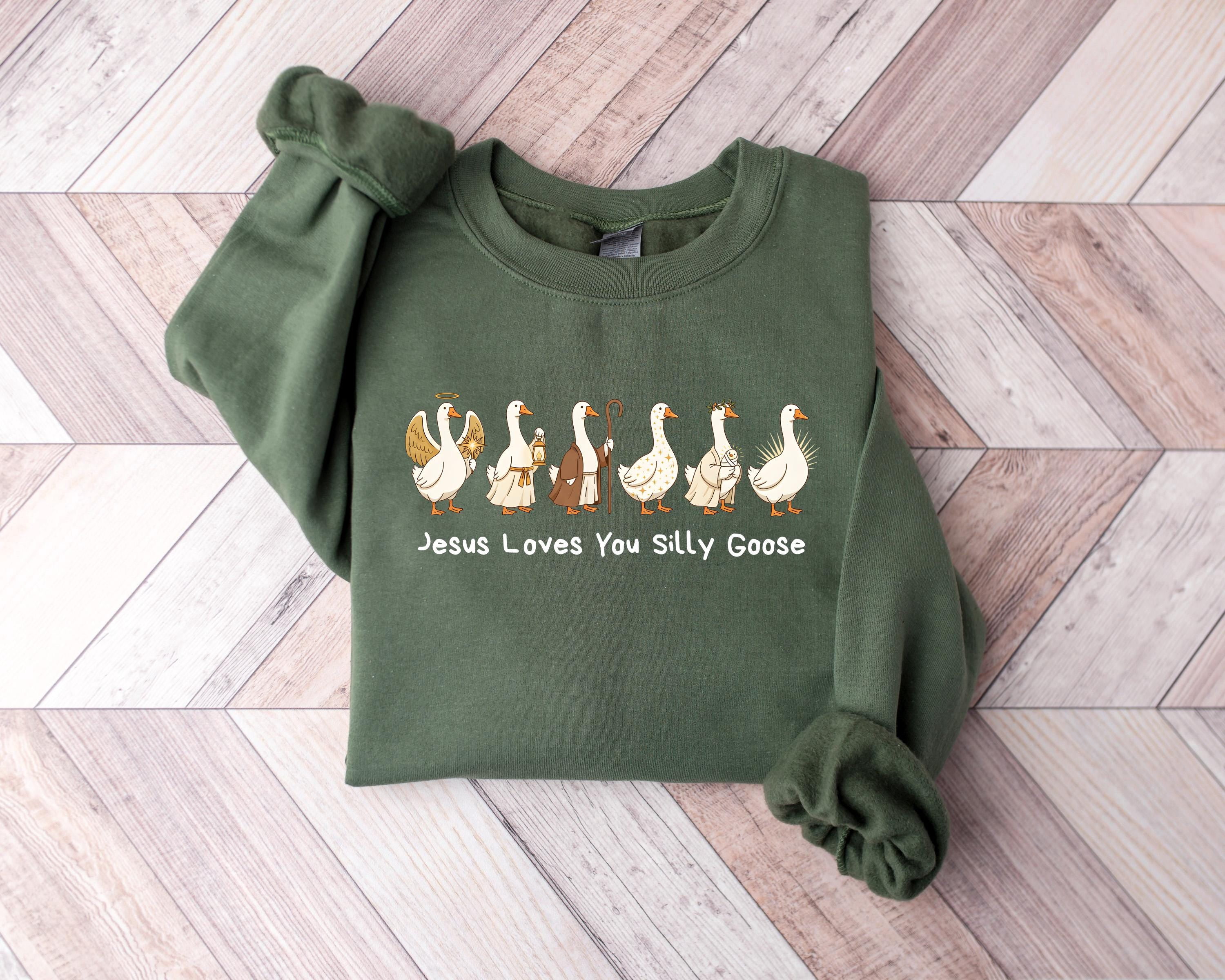 Uplifting Christian Goose Design Comfort Colors for Spiritual Comfort ...