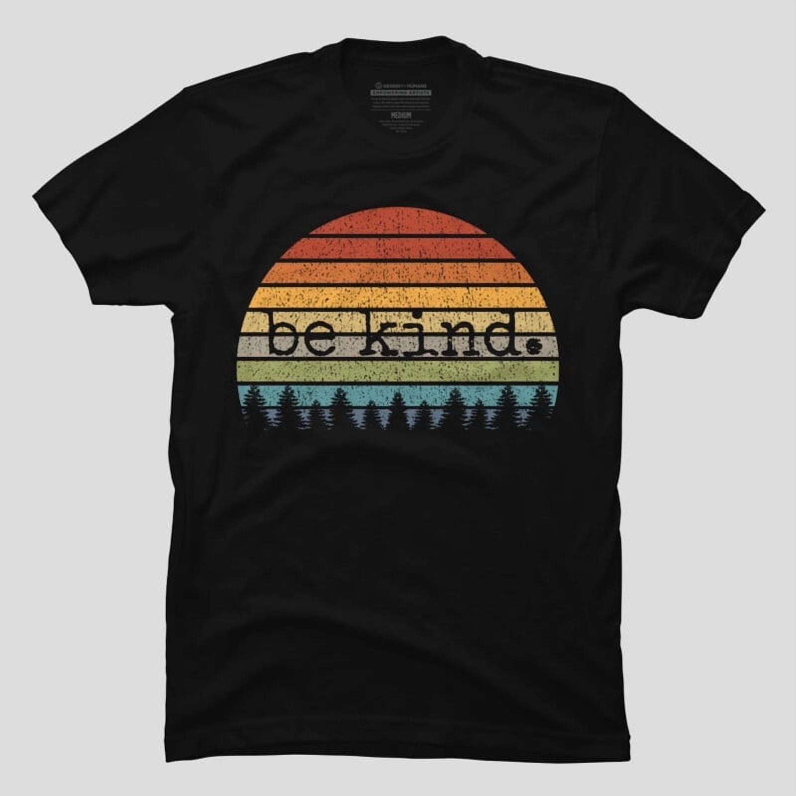 Uplifting Retro Sun Be Kind Positive Happy Quote Graphic H28642 Unisex ...