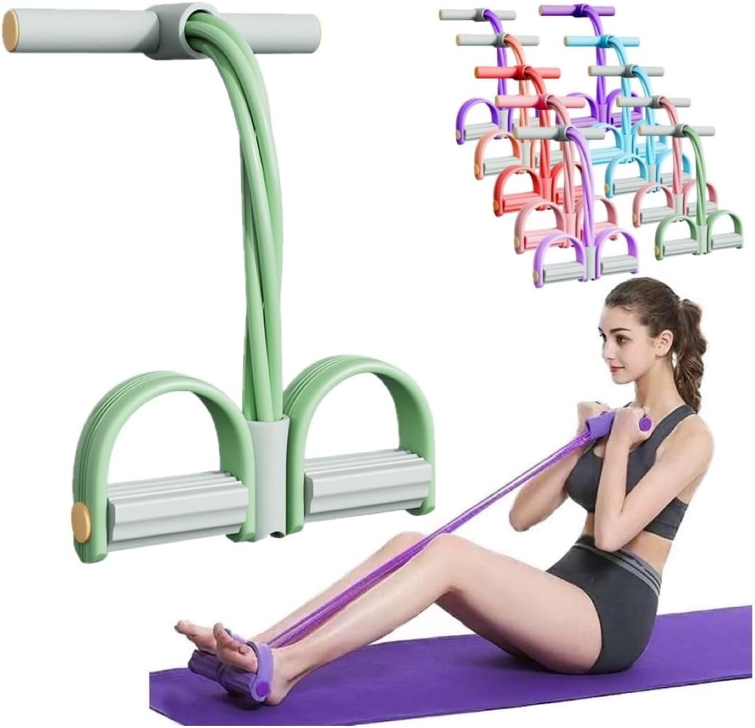 Upliftjoys Exerciser, 21 Fitness Resistance Bands-4 Tube Pedal Ankle ...