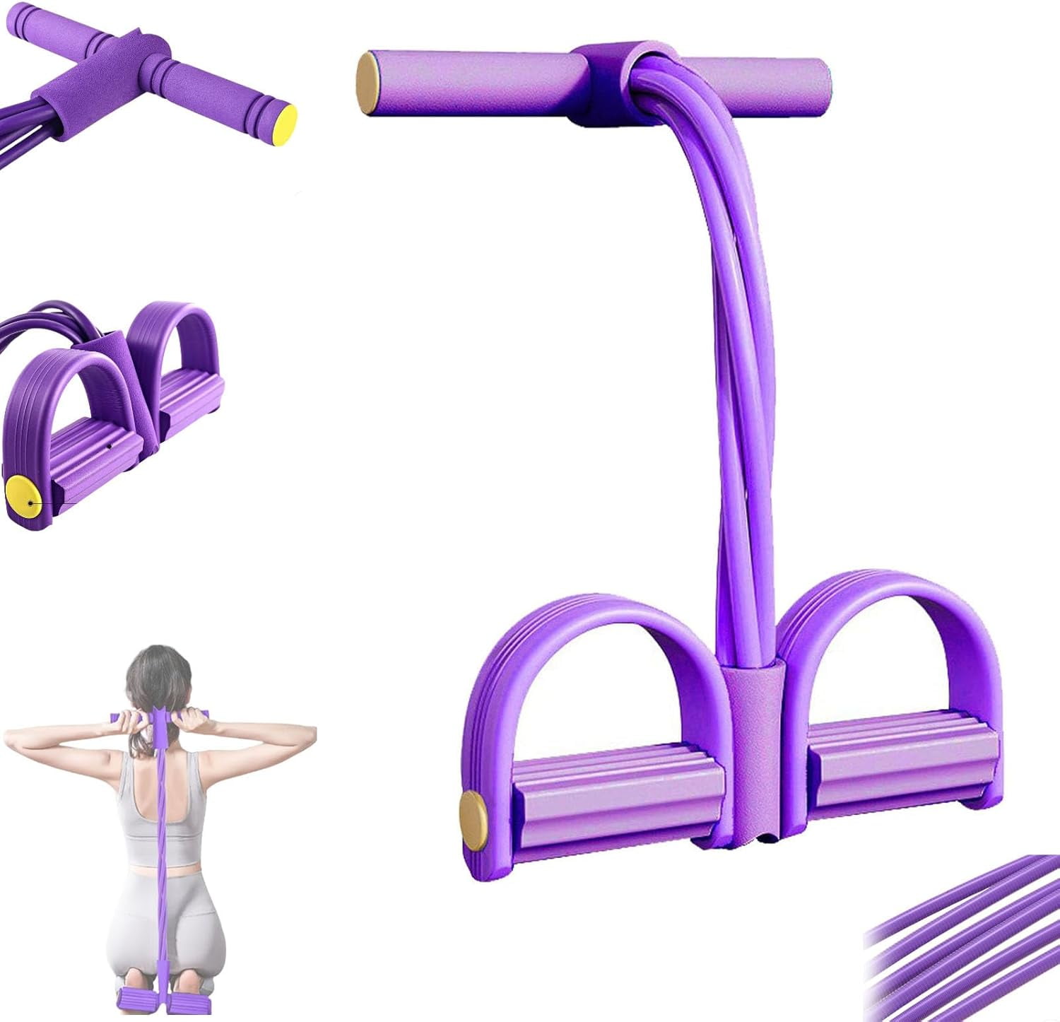 Upliftjoys Exerciser, Fitness Resistance Bands, Pedal Ankle Puller ...