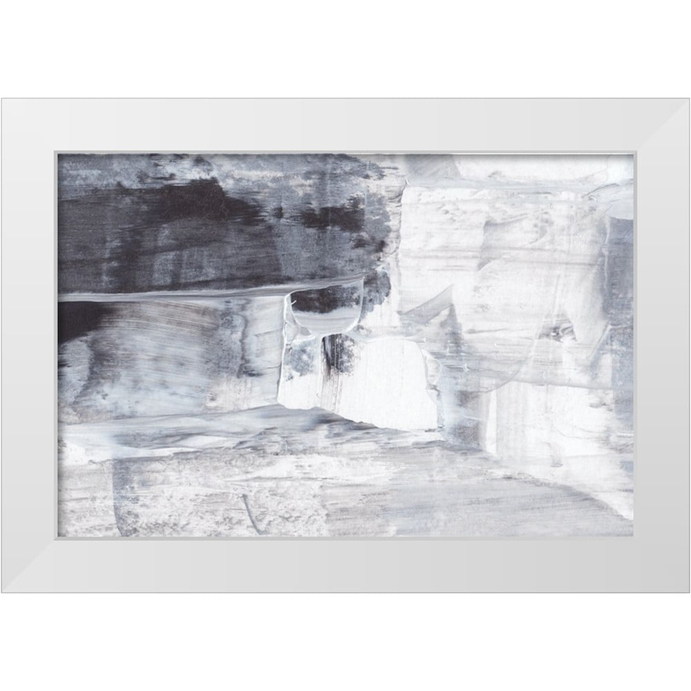 Uplusmestudio 14x11 White Modern Wood Framed Museum Art Print Titled ...