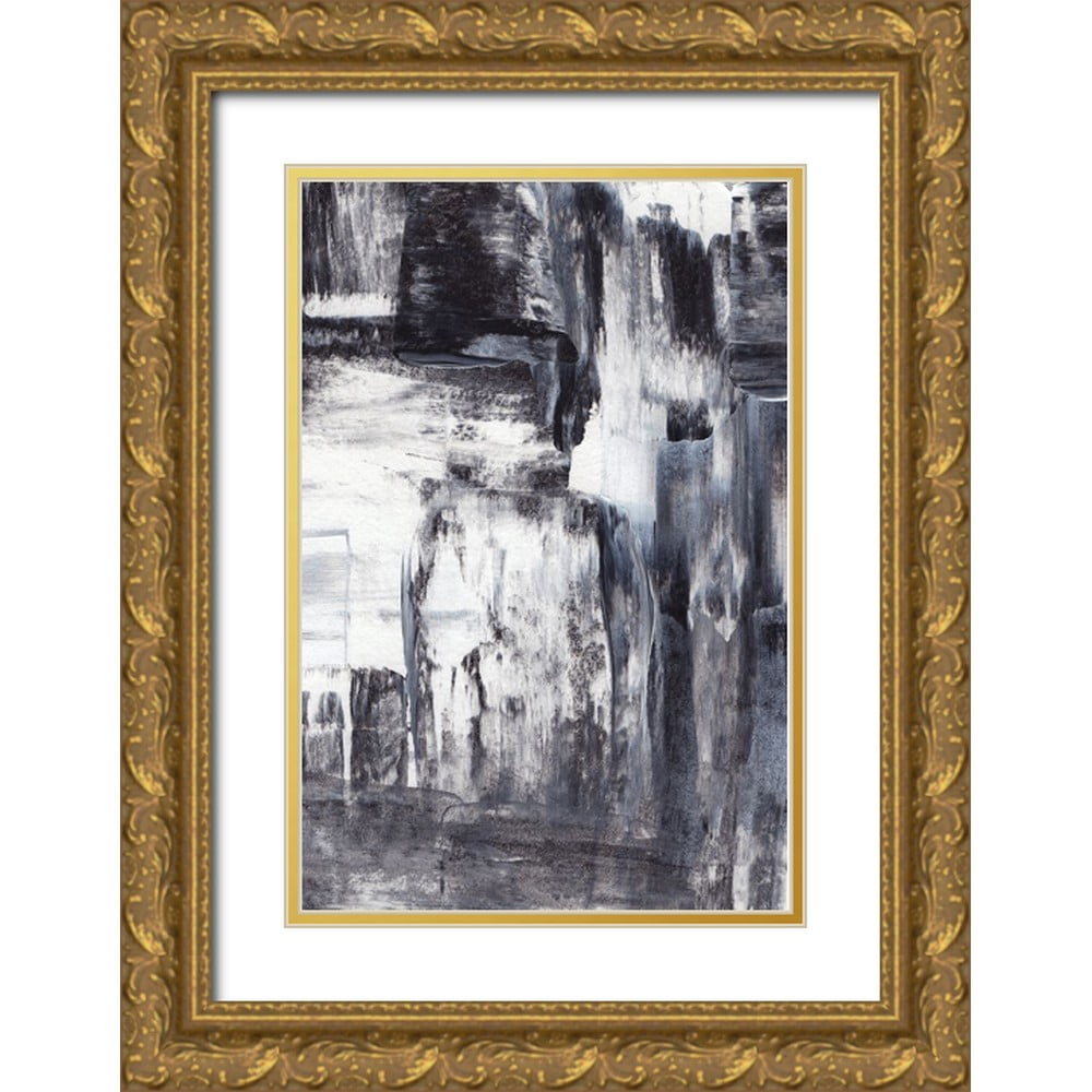 Uplusmestudio 17x24 Gold Ornate Wood Framed with Double Matting Museum Art Print Titled ...