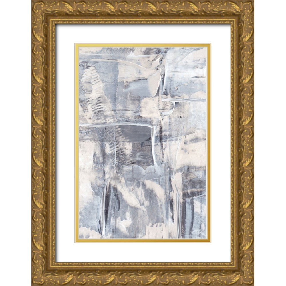 Uplusmestudio 17x24 Gold Ornate Wood Framed with Double Matting Museum Art Print Titled ...