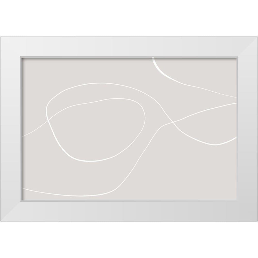 Uplusmestudio 18x13 White Modern Wood Framed Museum Art Print Titled - Getting Soft - Walmart.com
