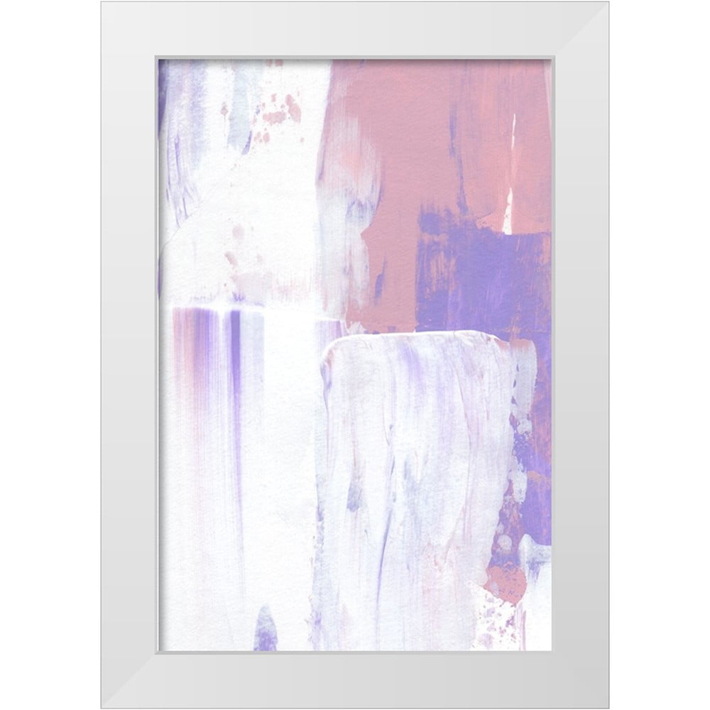 Uplusmestudio 23x32 White Modern Wood Framed Museum Art Print Titled - Color Flow No 2 - Walmart.com